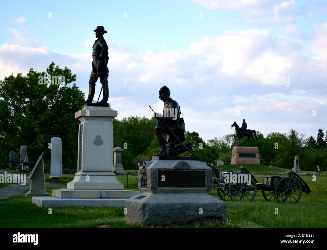 Gettysburg National Military Park Stock Photo - Alamy