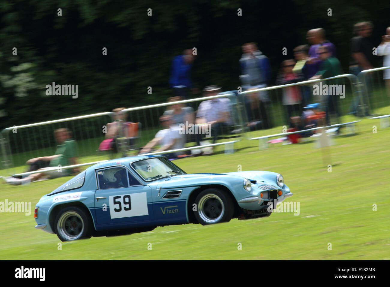 A car competes in the Motorsport At The Palace Sprint at Crystal Palace ...