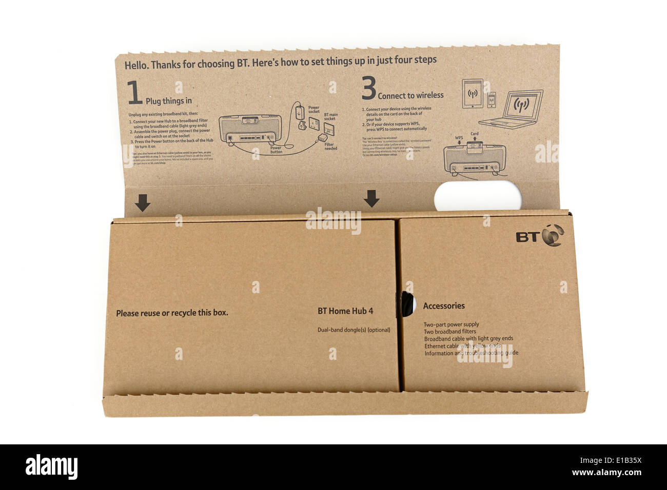 Bt broadband Cut Out Stock Images & Pictures - Alamy