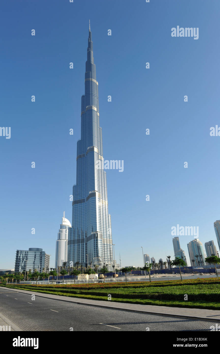 Image of a highest skyscraper in the world - Burj Khalifa in Dubai ...