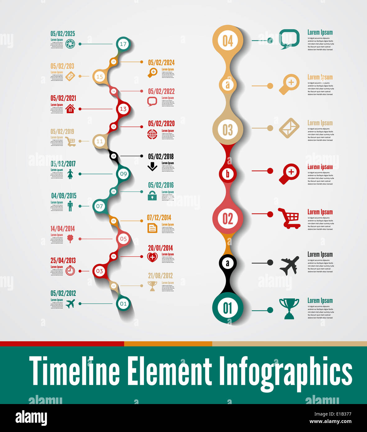 Timeline earth hi-res stock photography and images - Alamy