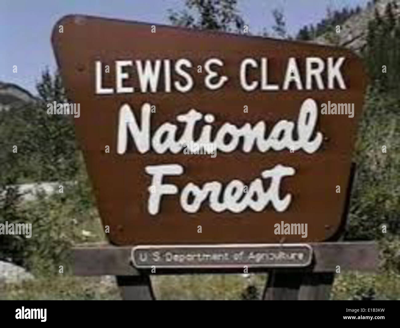 The Lewis and Clark entrance sign marks the historical significance of ...