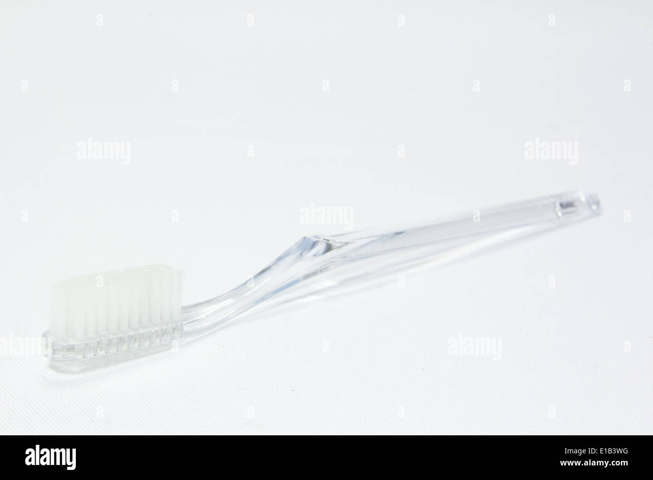 clear toothbrush isolated on white Stock Photo - Alamy