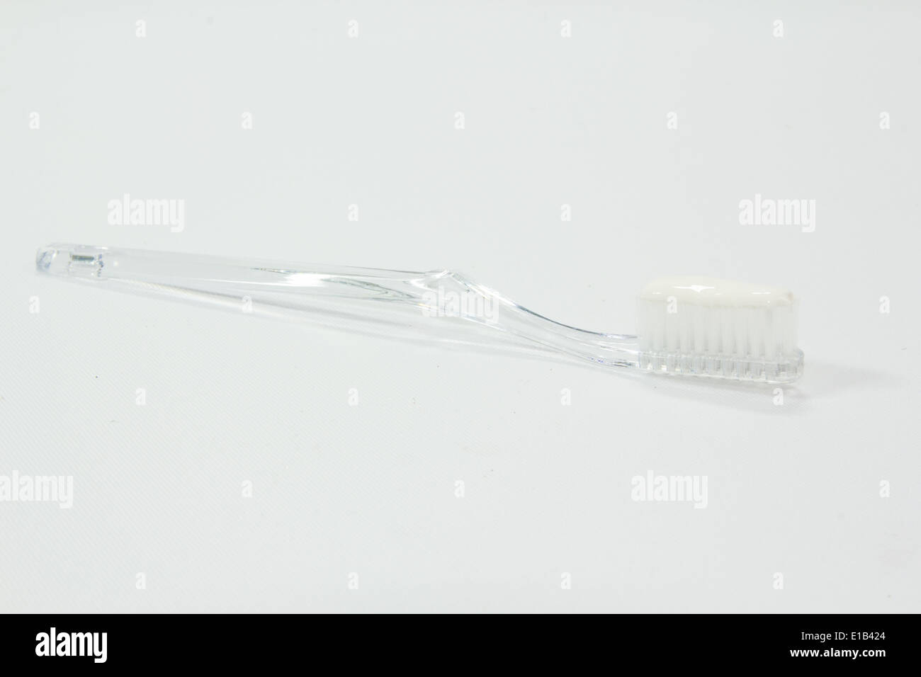 clear toothbrush isolated on white Stock Photo - Alamy