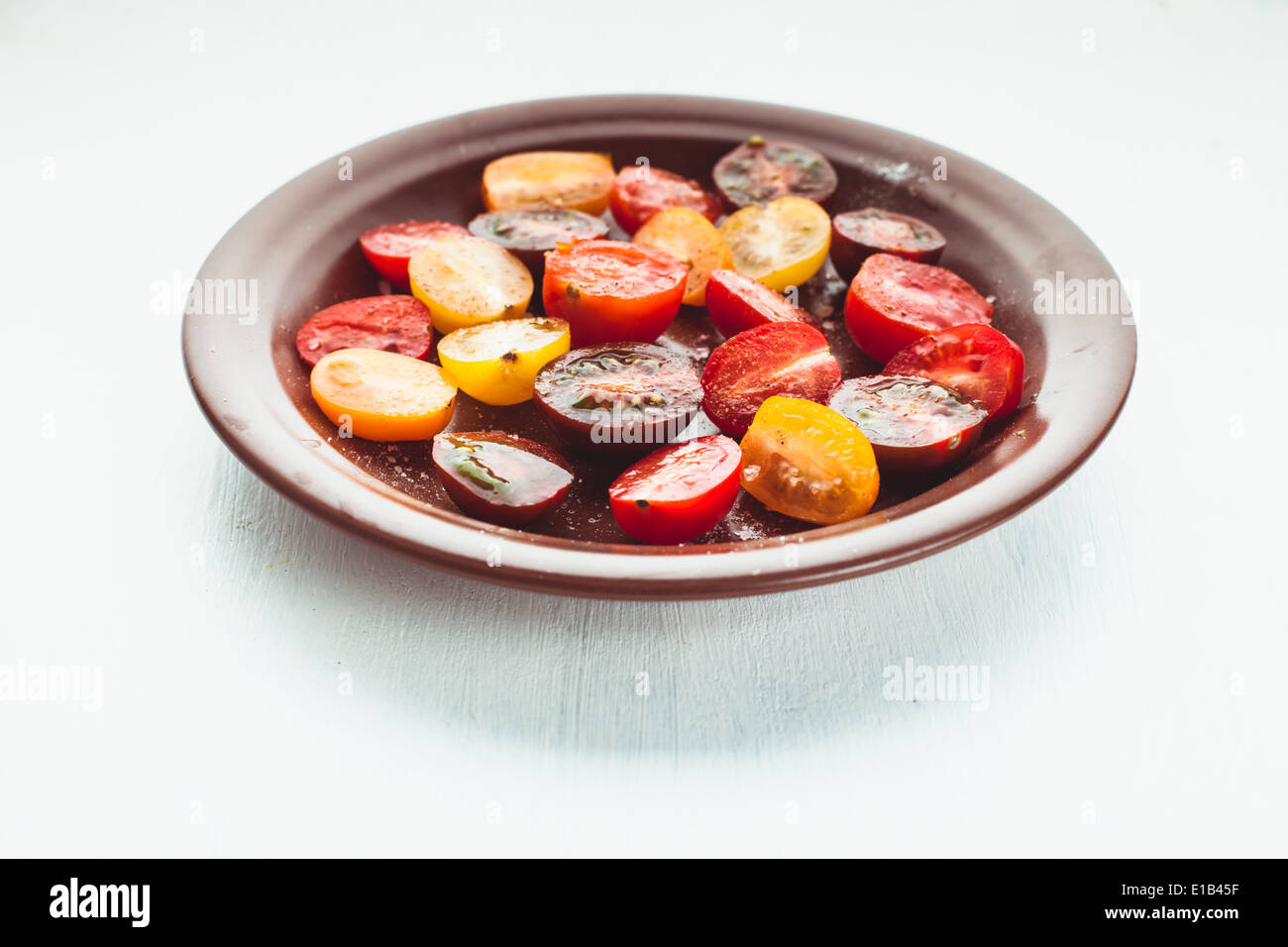 Various types cherry tomatoes hi-res stock photography and images - Alamy