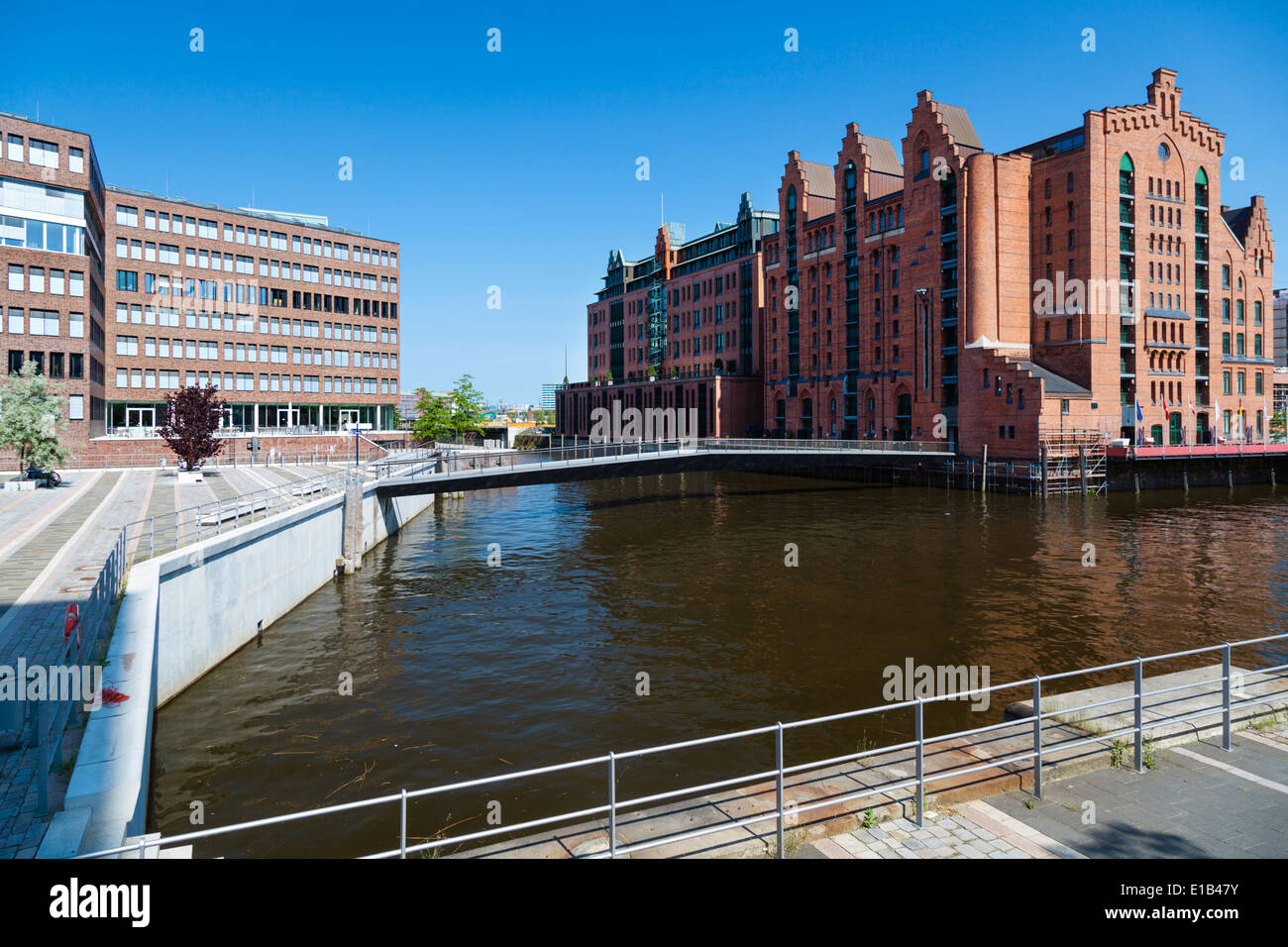 Old building of the International Maritime Museum in Hamburg, Germany ...