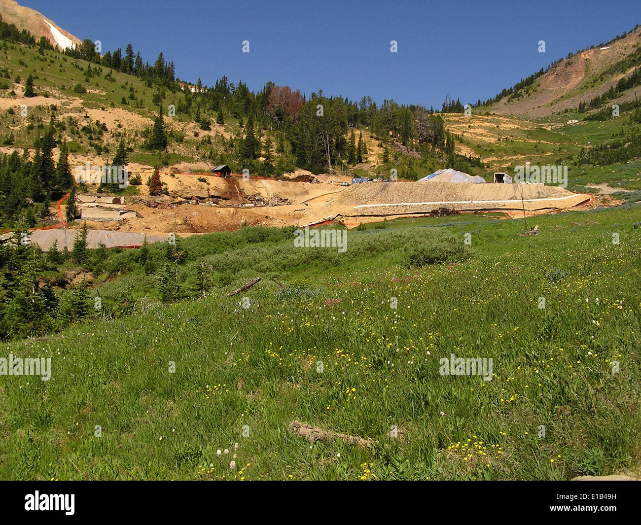 The New World Mine Site in Gallatin National Forest represents a ...