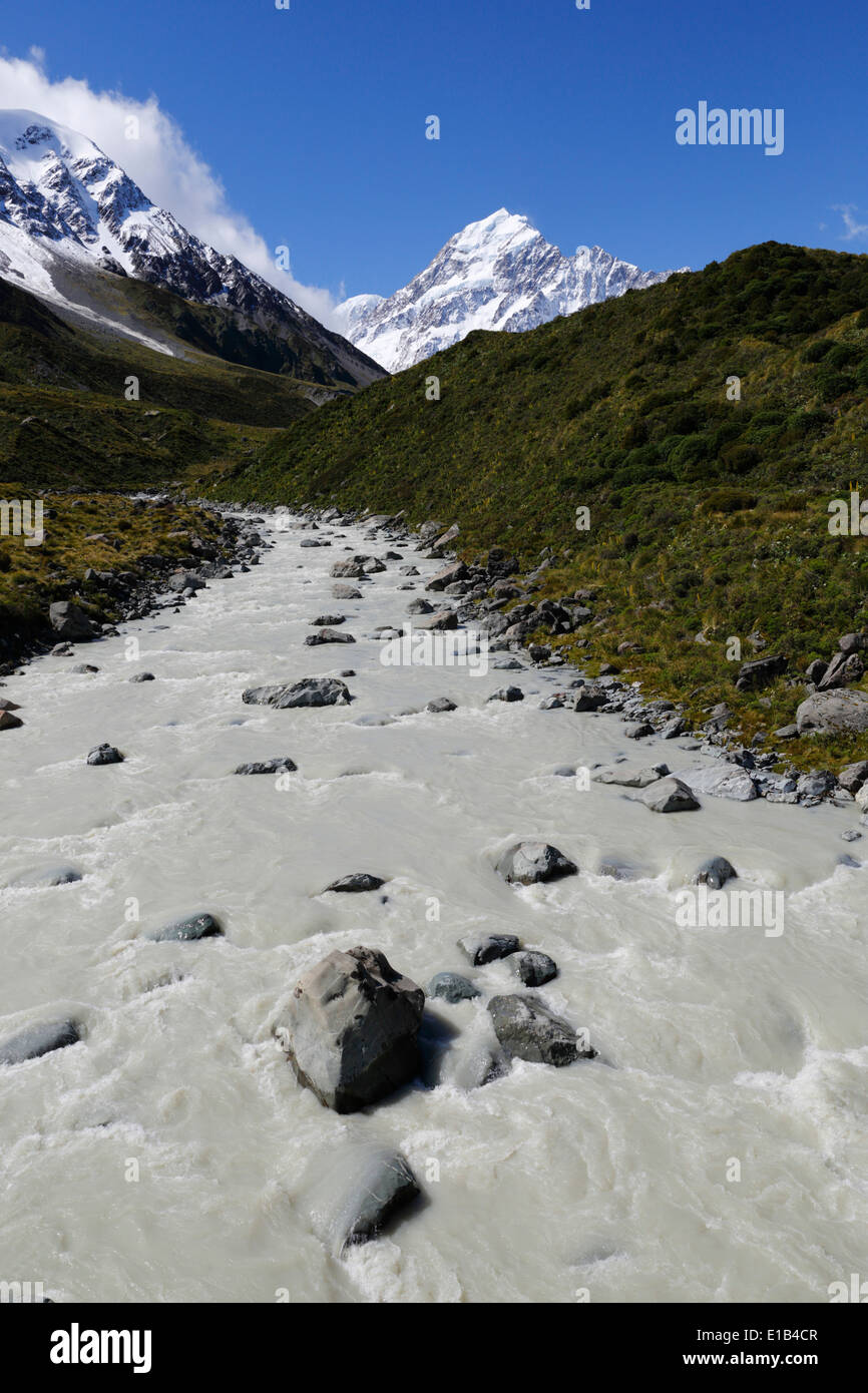Hooker valley river hi-res stock photography and images - Alamy