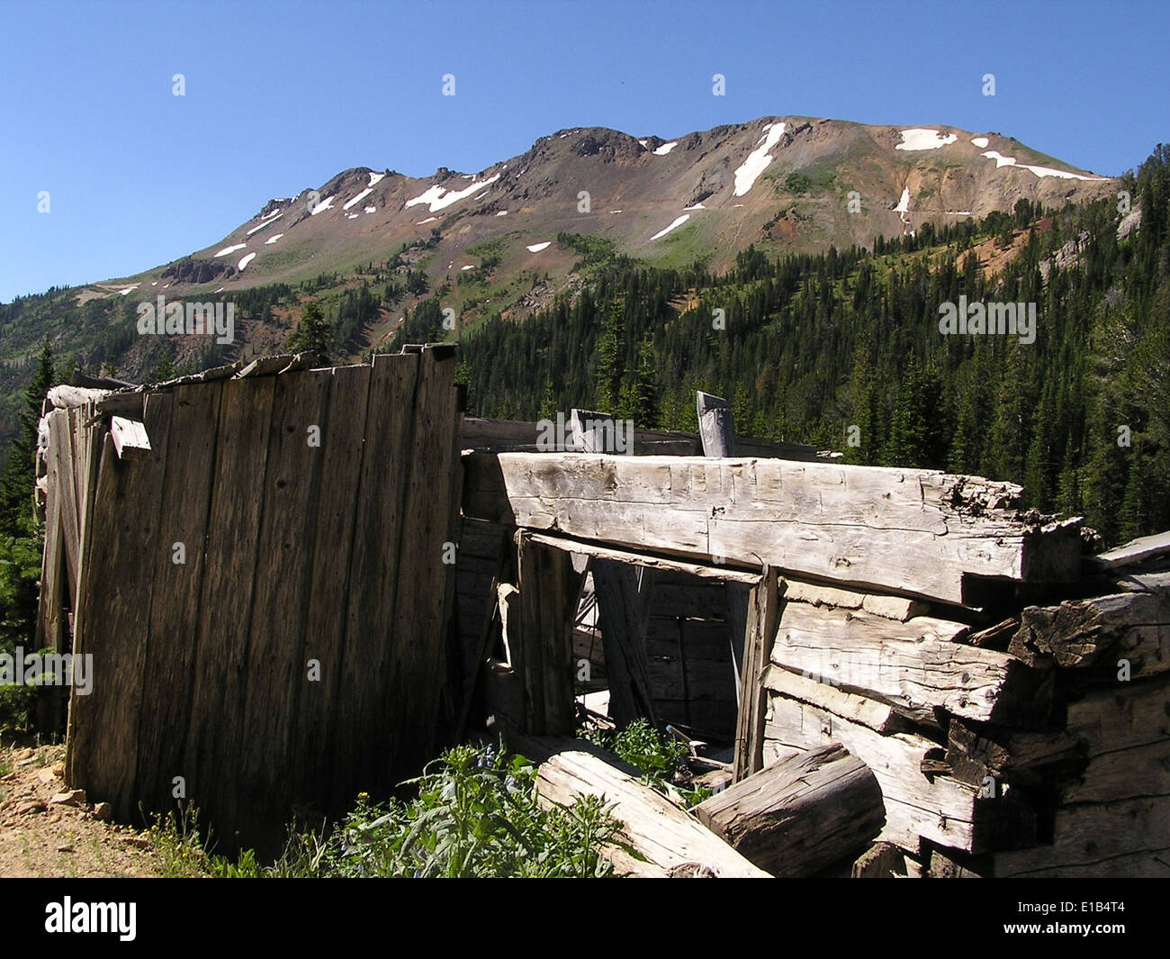 The New World Mine site, located within the Gallatin National Forest in ...