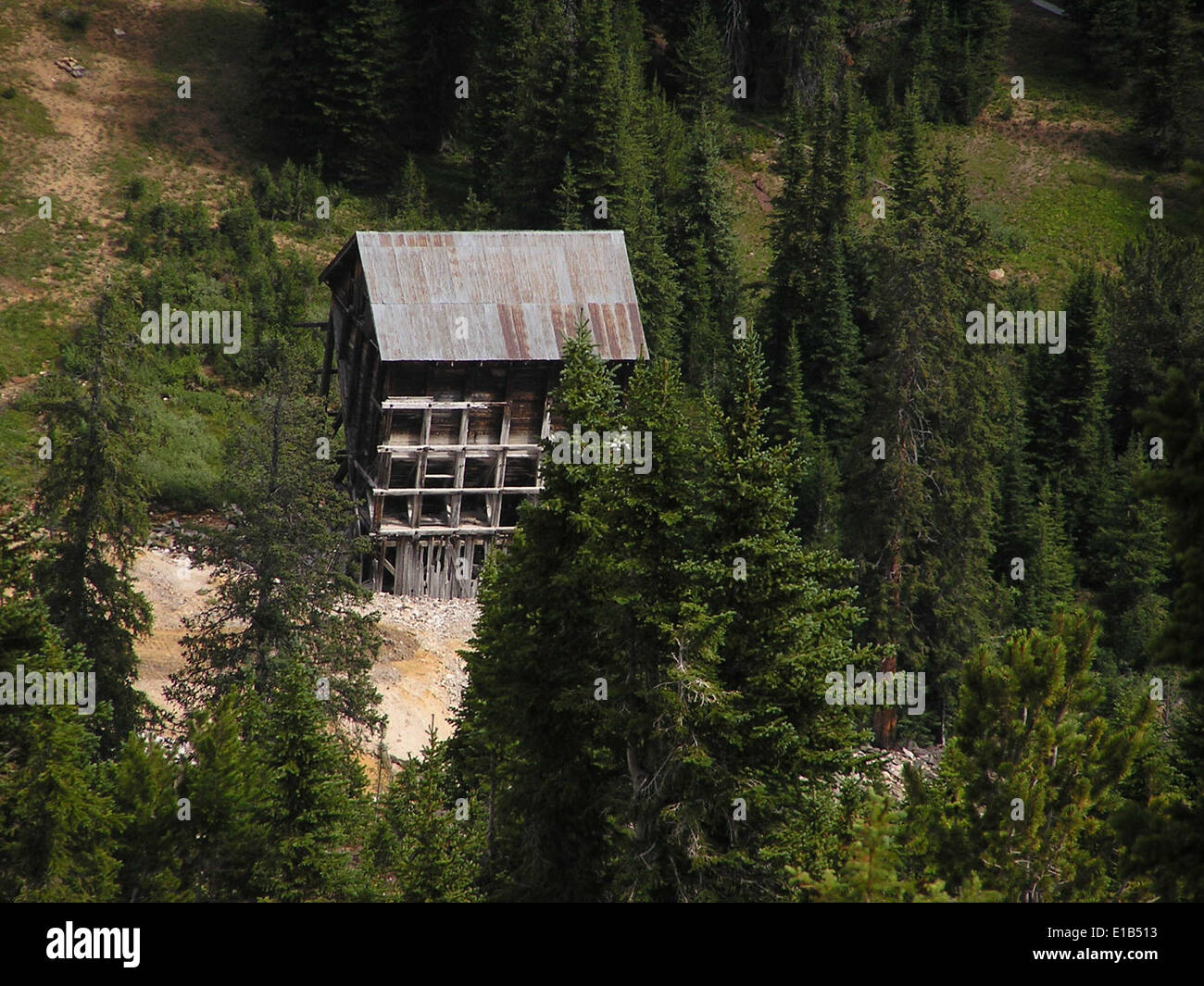 The New World Mine site in Gallatin National Forest, Montana, was once ...