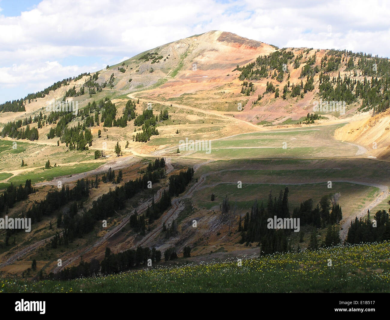 The New World Mine site, located near Yellowstone National Park, has ...