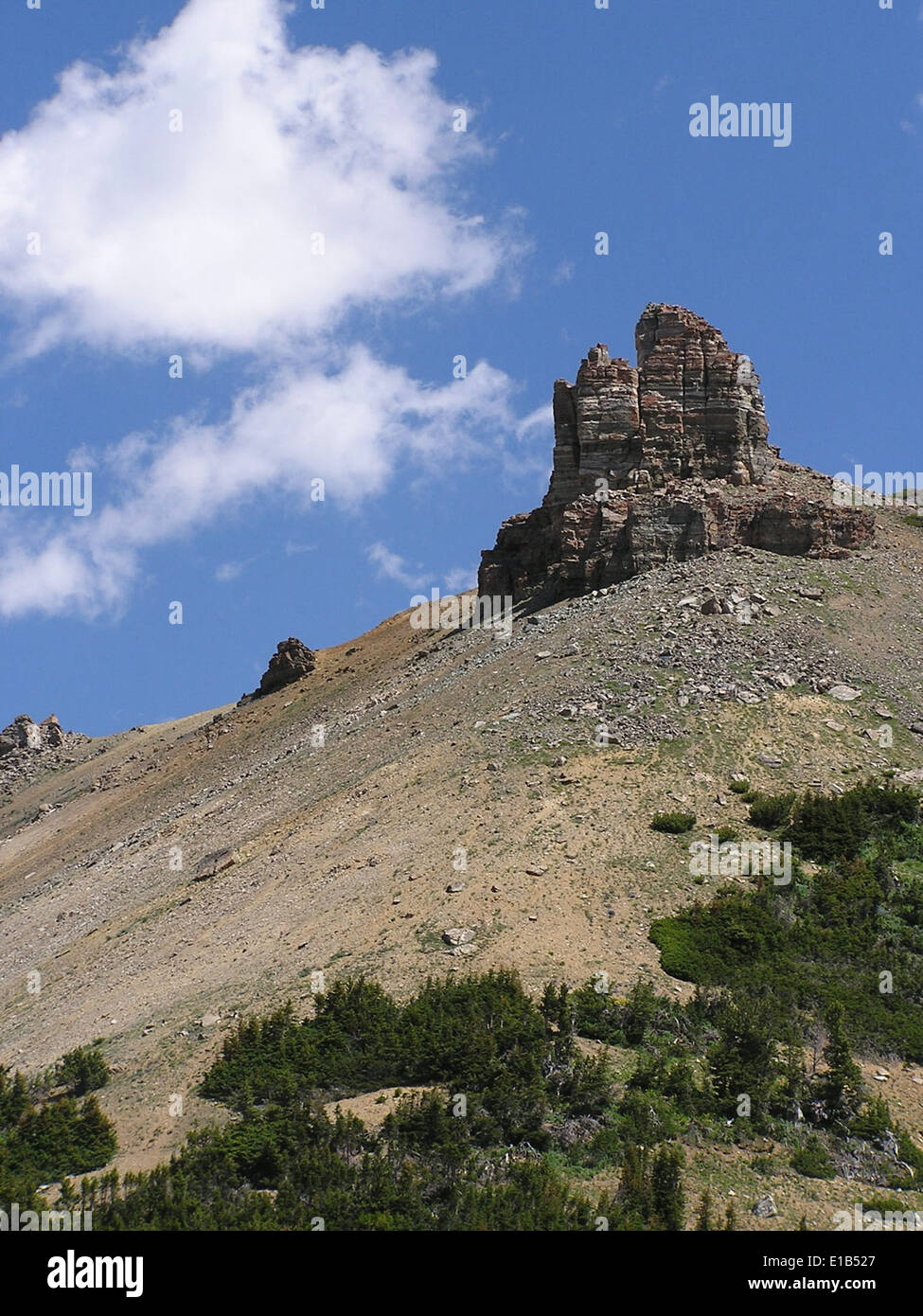 The New World Mine, located in the Gallatin National Forest near ...