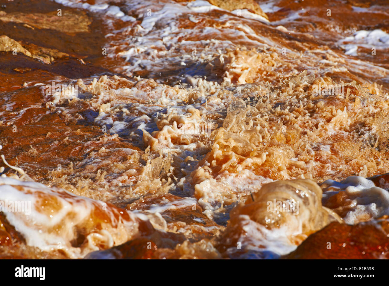 Rio Tinto, Tinto River, Rio Tinto mines, Huelva province, Andalusia ...