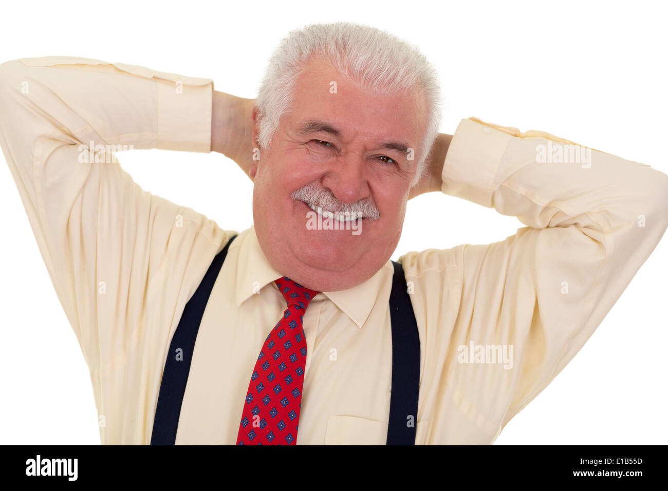 Man moustache mustache smile smiling hi-res stock photography and ...