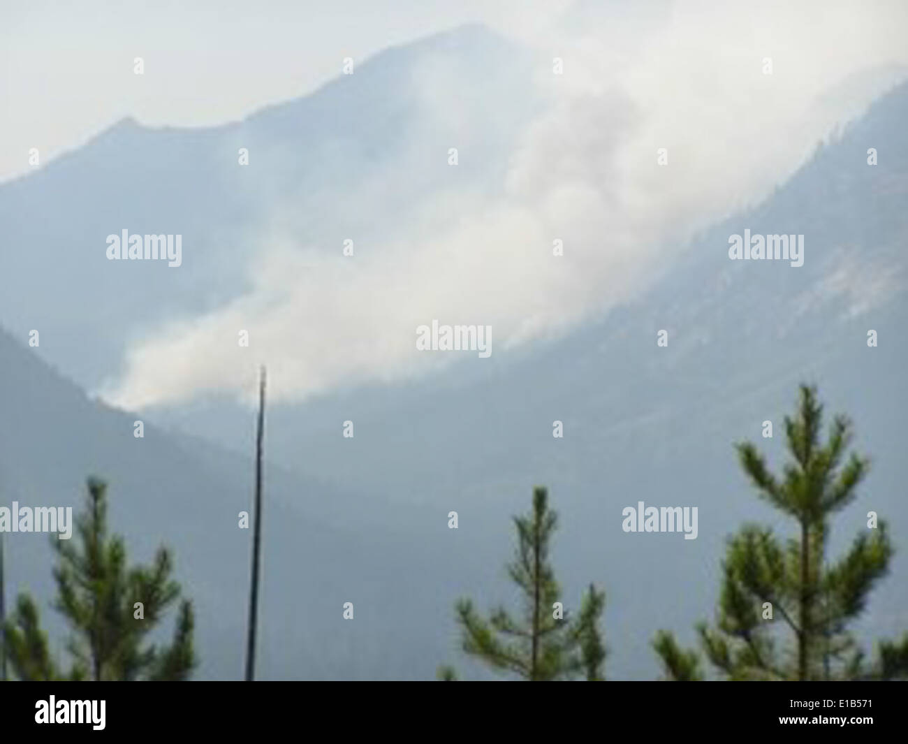 Rockin Fire - Bitterroot National Forest Stock Photo - Alamy