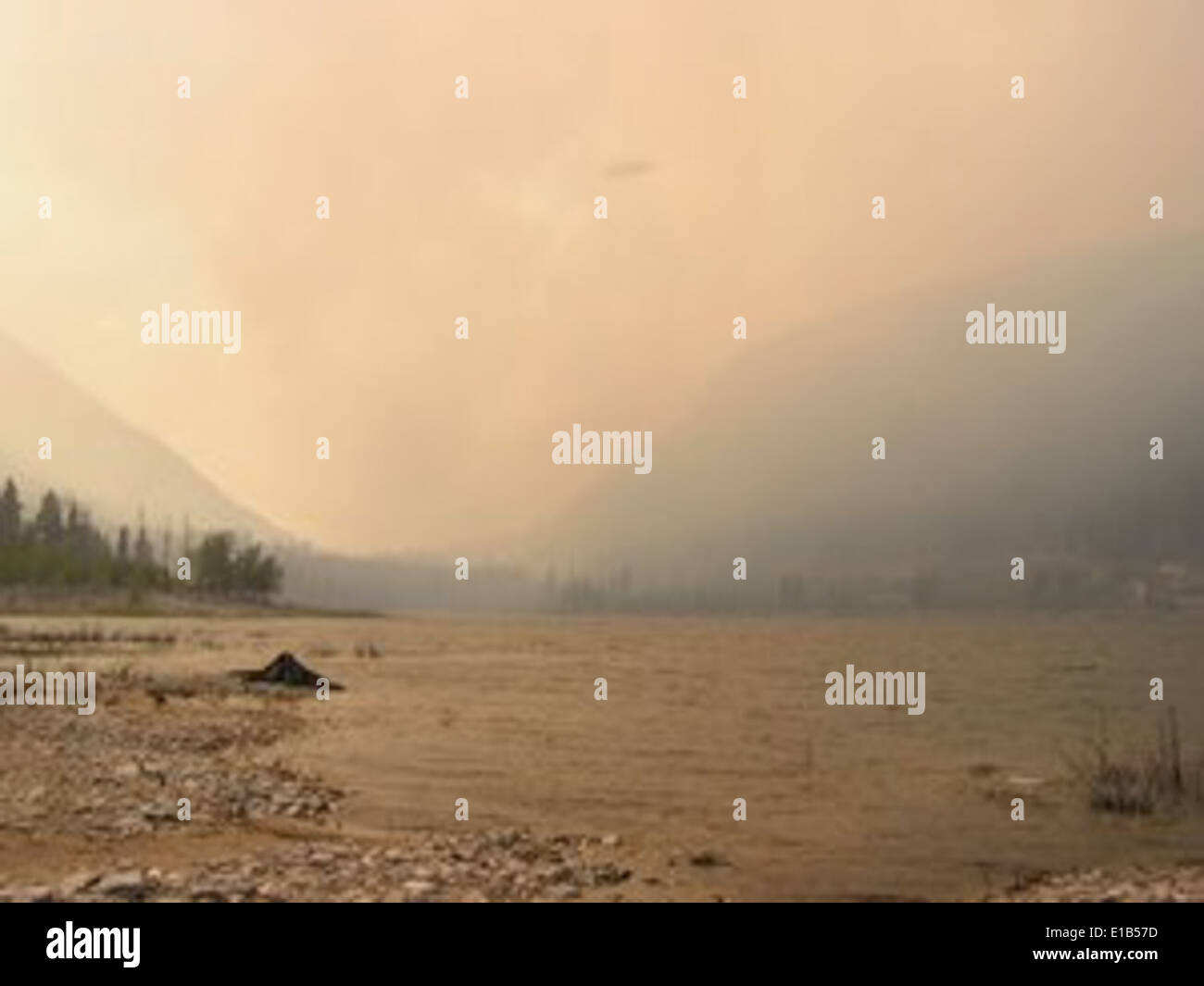 The Rockin Fire in Montana's Bitterroot National Forest caused ...