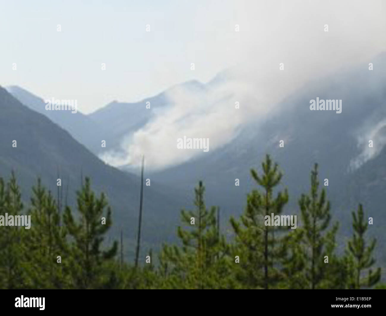 Rockin Fire - Bitterroot National Forest Stock Photo - Alamy