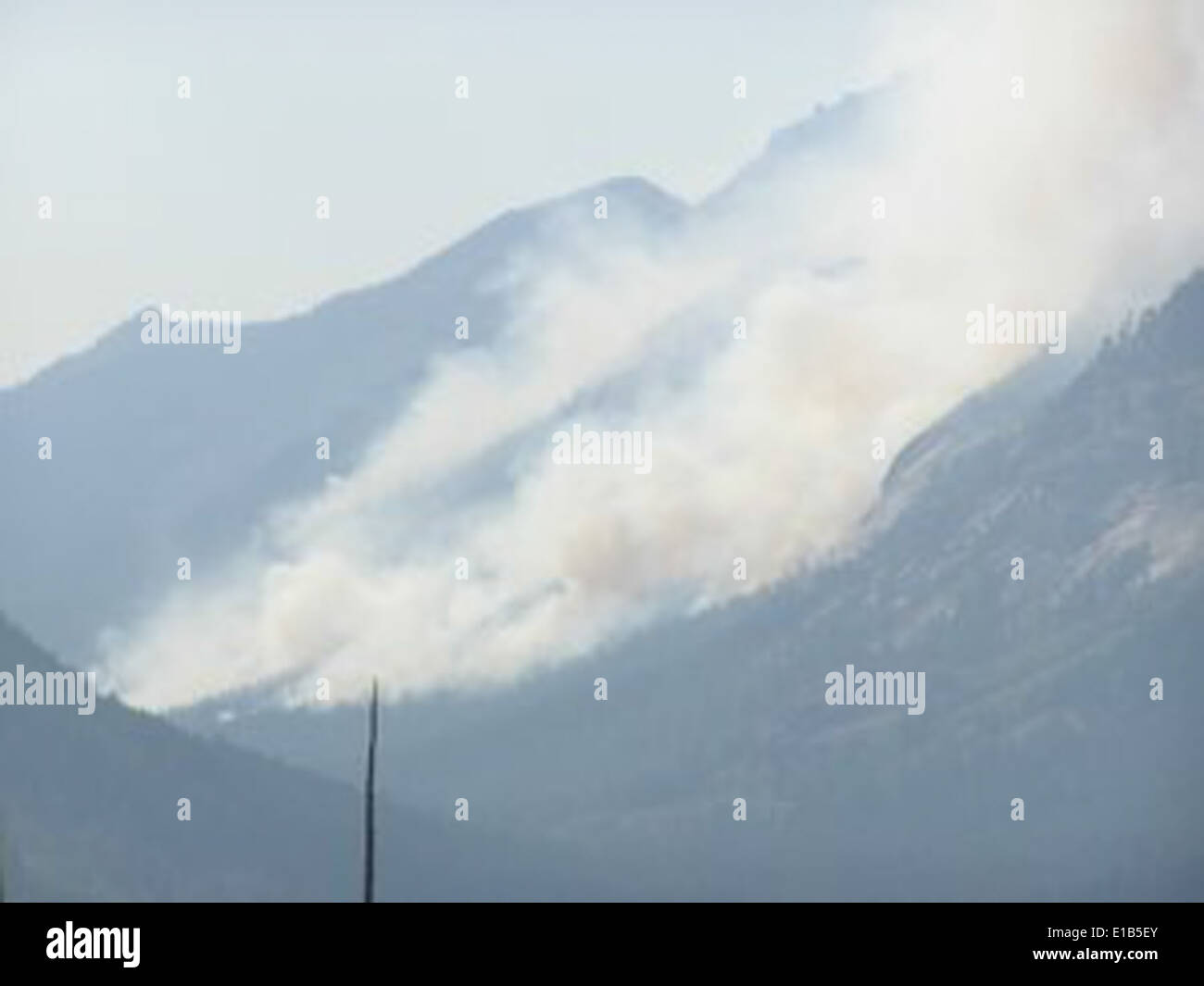 The Rockin Fire occurred in the Bitterroot National Forest, Montana ...