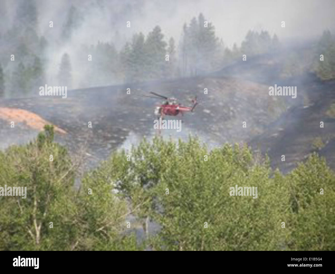 The CB Ranch Fire near Hamilton, Montana, presented significant ...