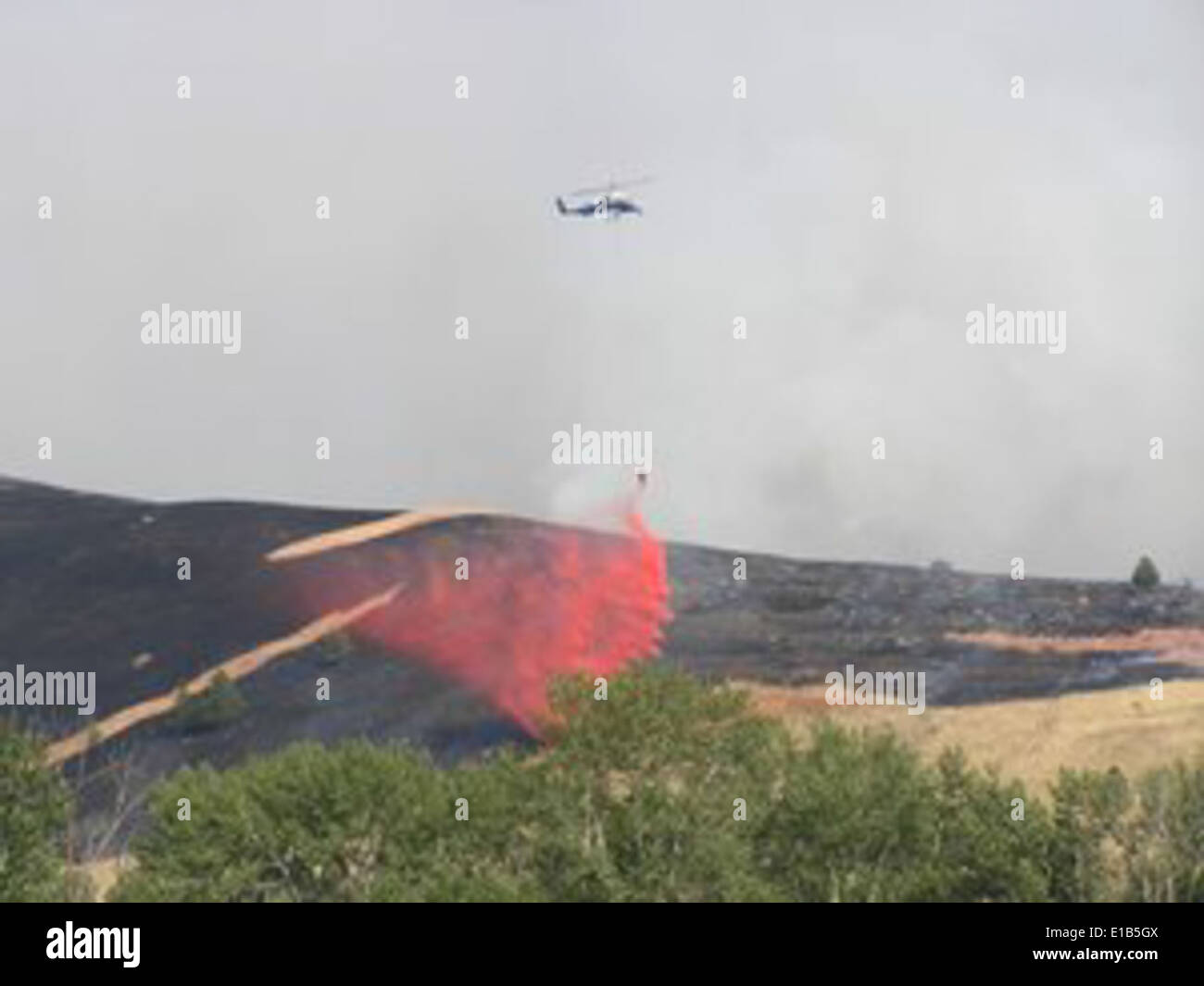 CB Ranch Fire - Near Hamilton, Montana Stock Photo - Alamy