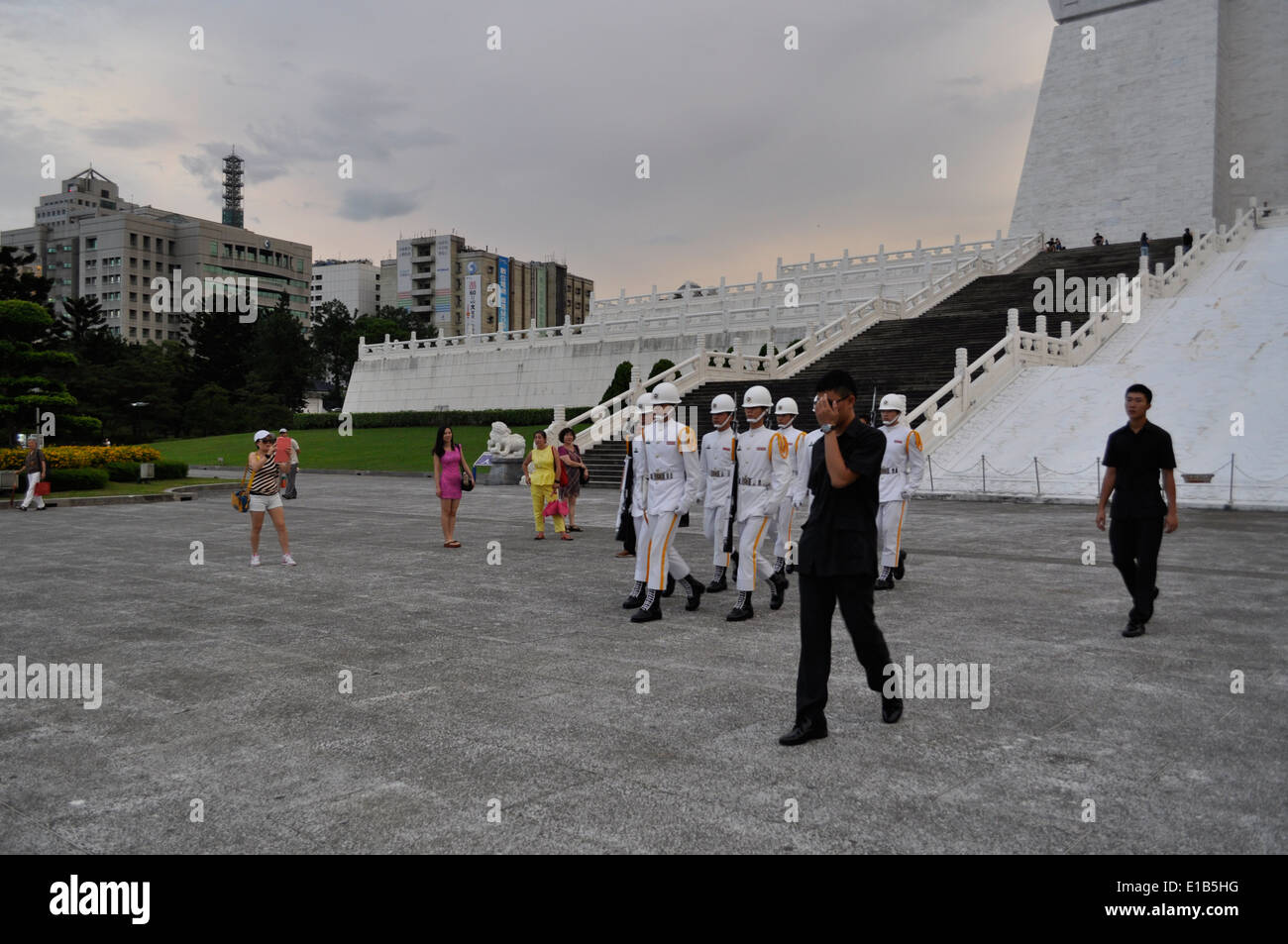 March of soldiers Liberty Square (also Freedom Square) Taipei,Taiwan ...