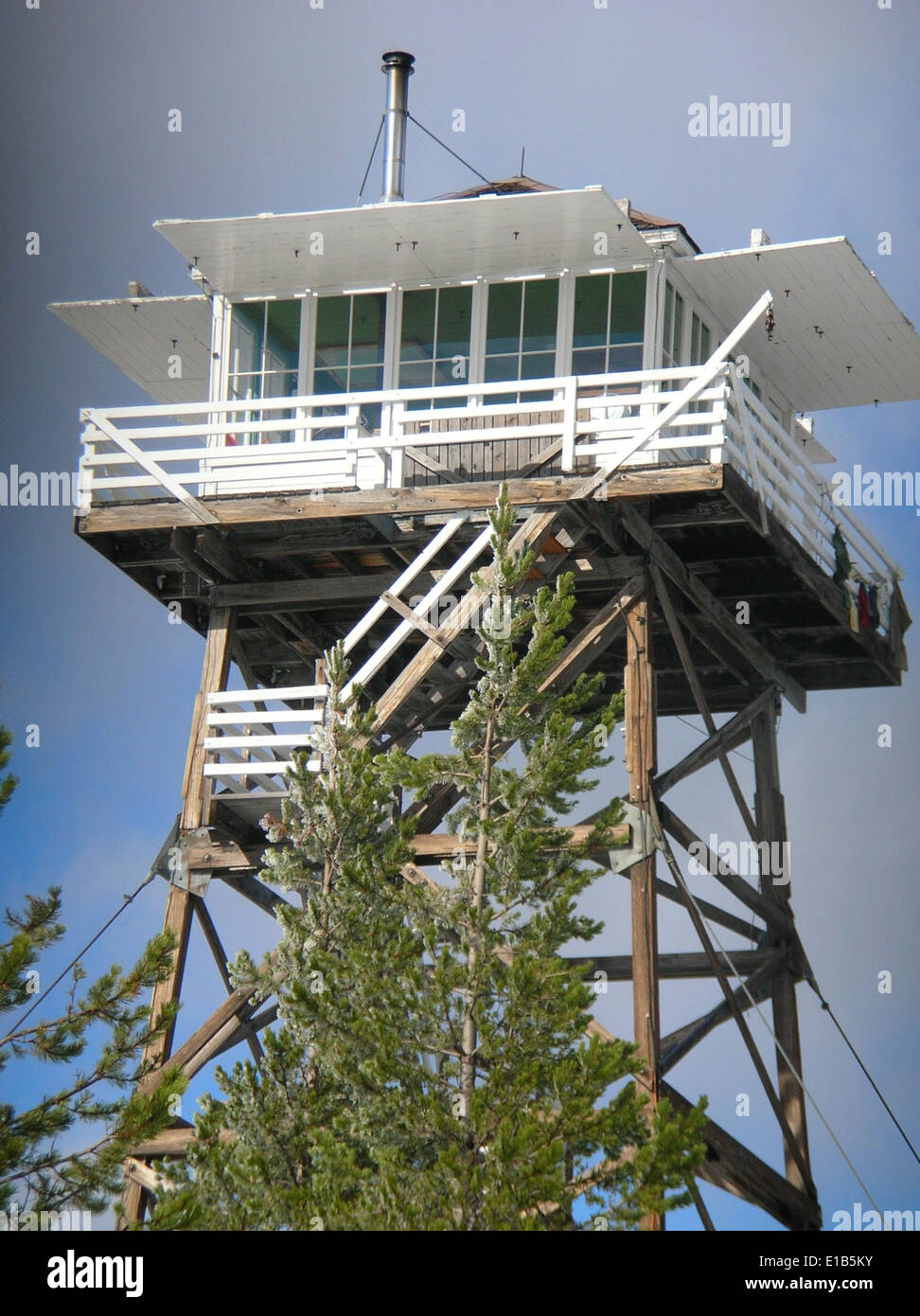 Fire monitoring tower in hill hi-res stock photography and images - Alamy