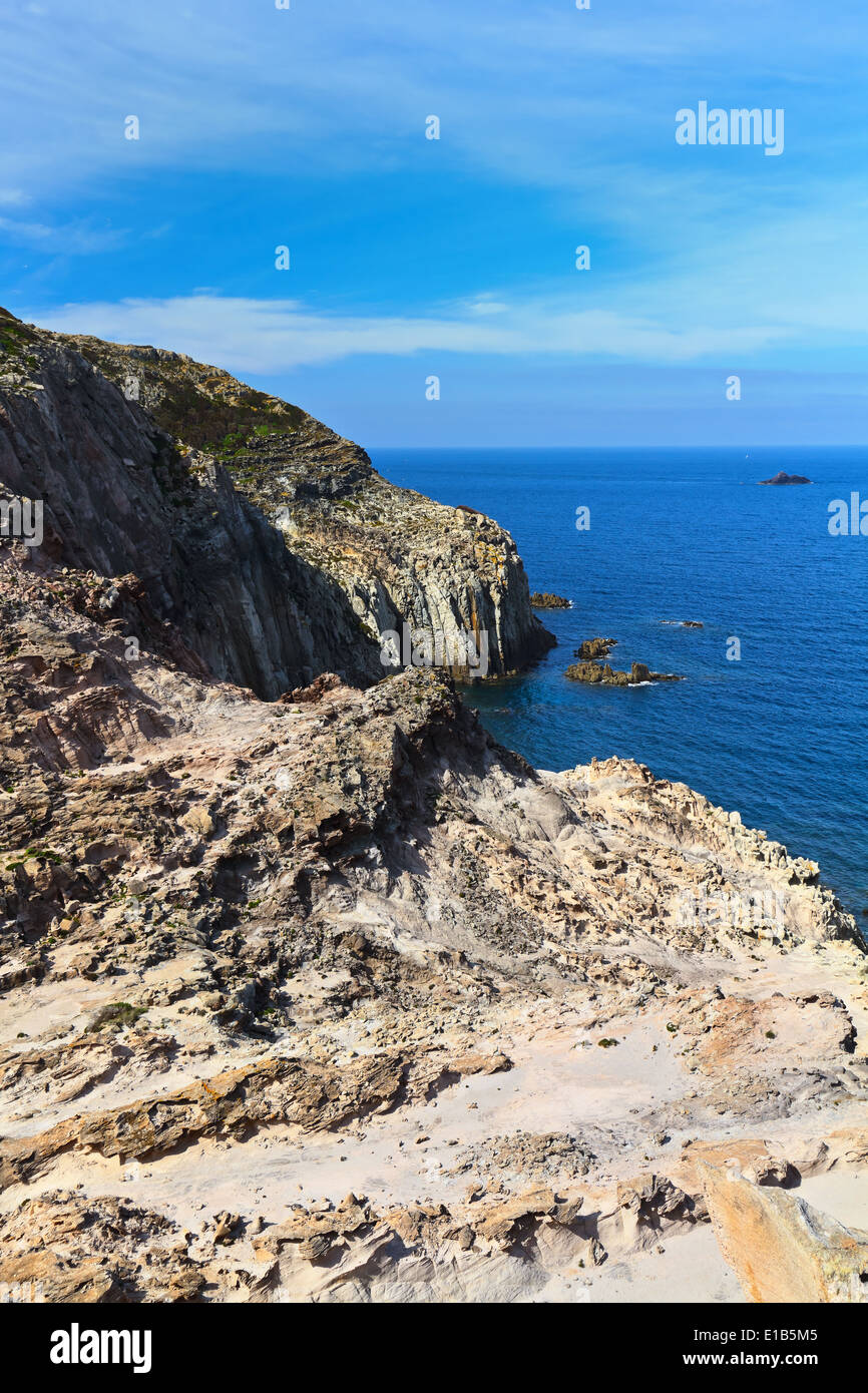 cliff in San Pietro island, Carloforte, Sardinia, Italy Stock Photo - Alamy
