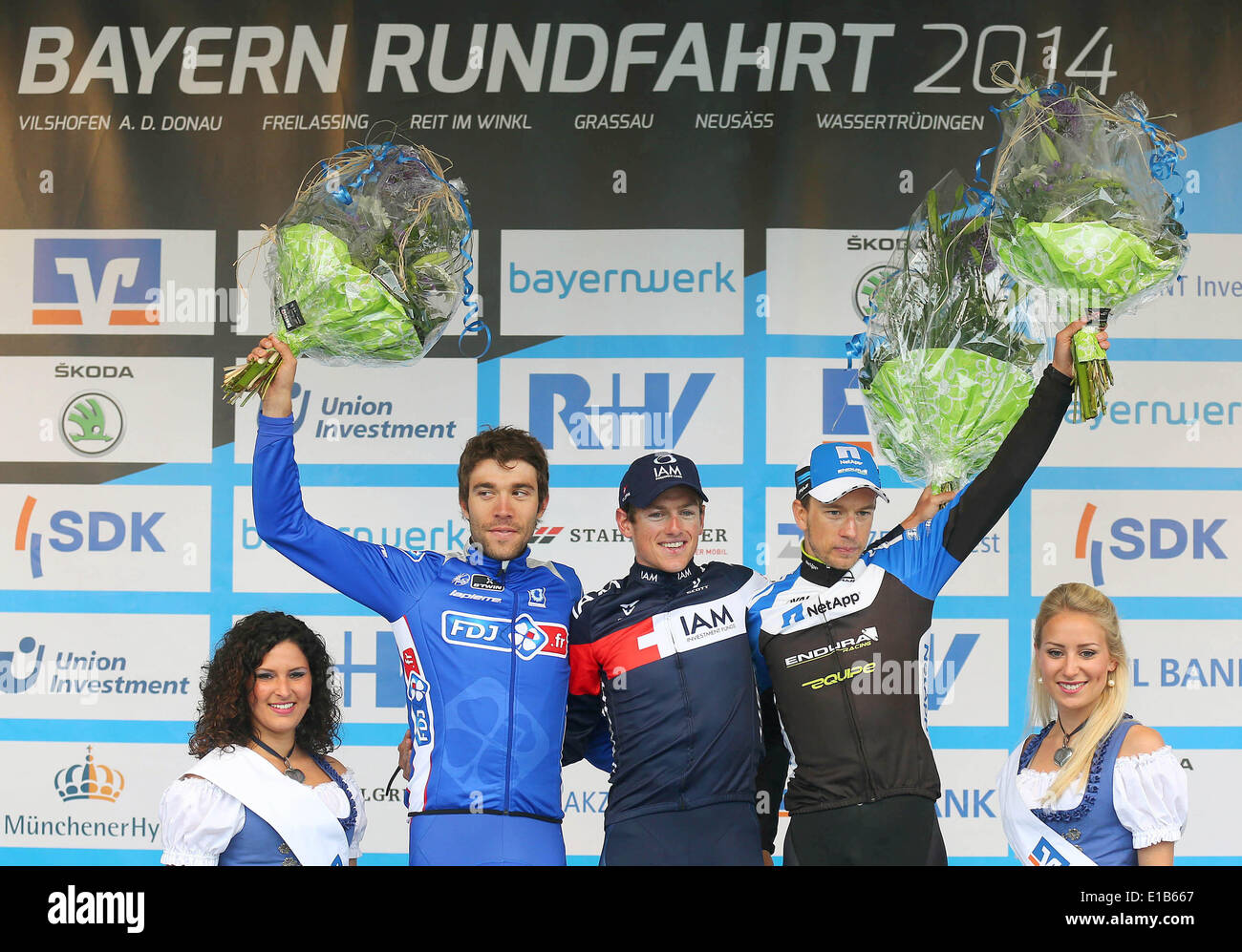 HANDOUT - A handout picture provided by the Bayern-Rundfahrt shows ...