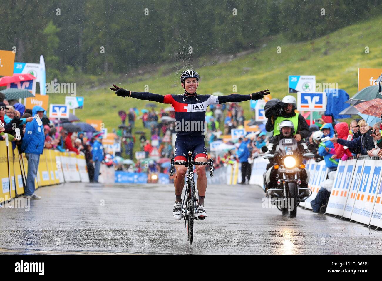 HANDOUT - A handout picture provided by the Bayern-Rundfahrt shows ...