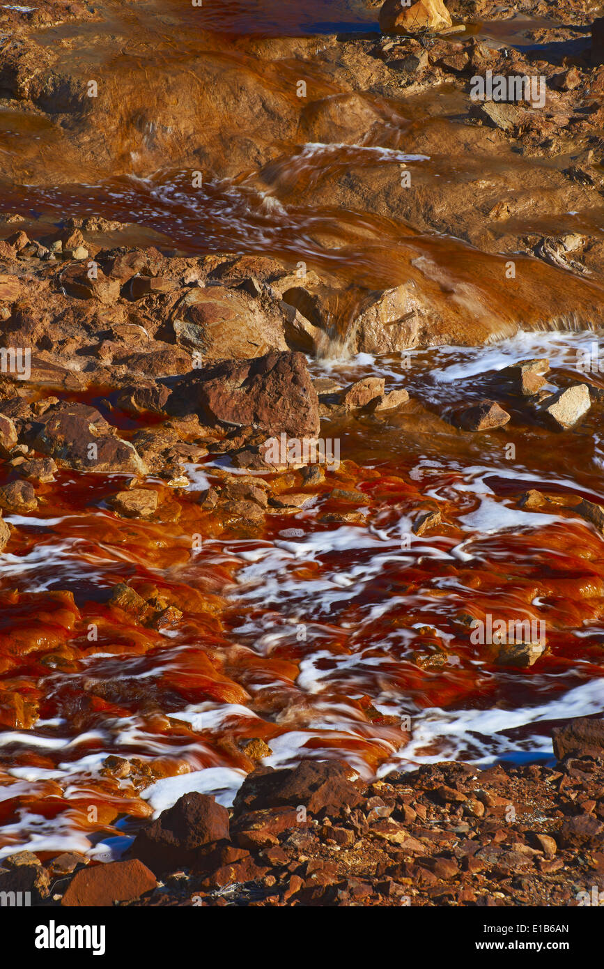 Rio Tinto, Tinto River, Rio Tinto mines, Huelva province, Andalusia ...