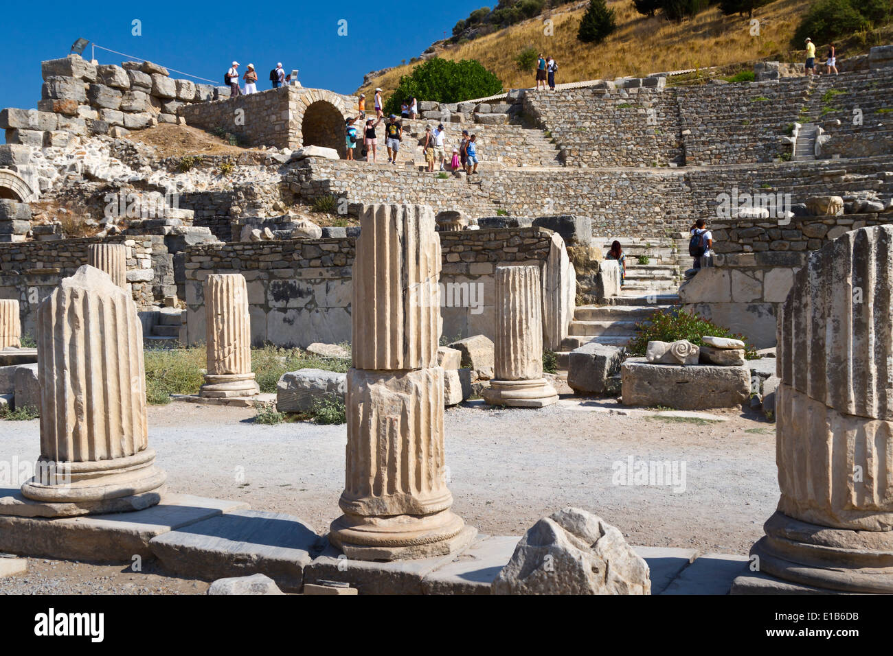 Odeon. Ruins of Ephesus. Izmir province. Anatolia, Turkey, Asia Stock ...