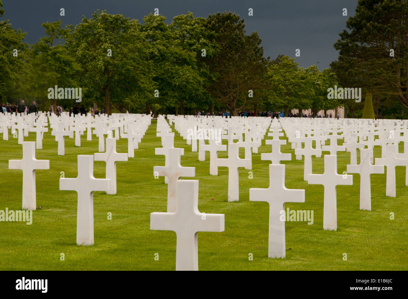 Normandy american war cemetery hi-res stock photography and images - Alamy