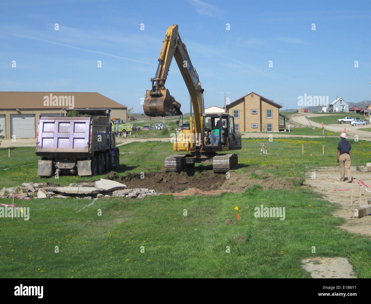 The new Sioux Ranger District Office, located in Camp Crook within ...