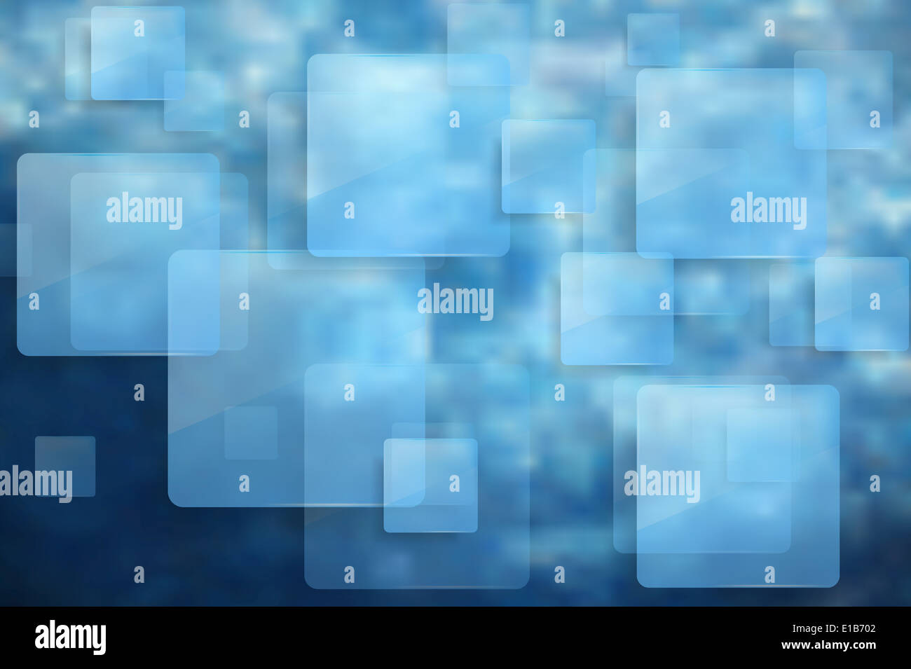 Abstract tech glossy squares background. Gradient mesh Stock Photo - Alamy