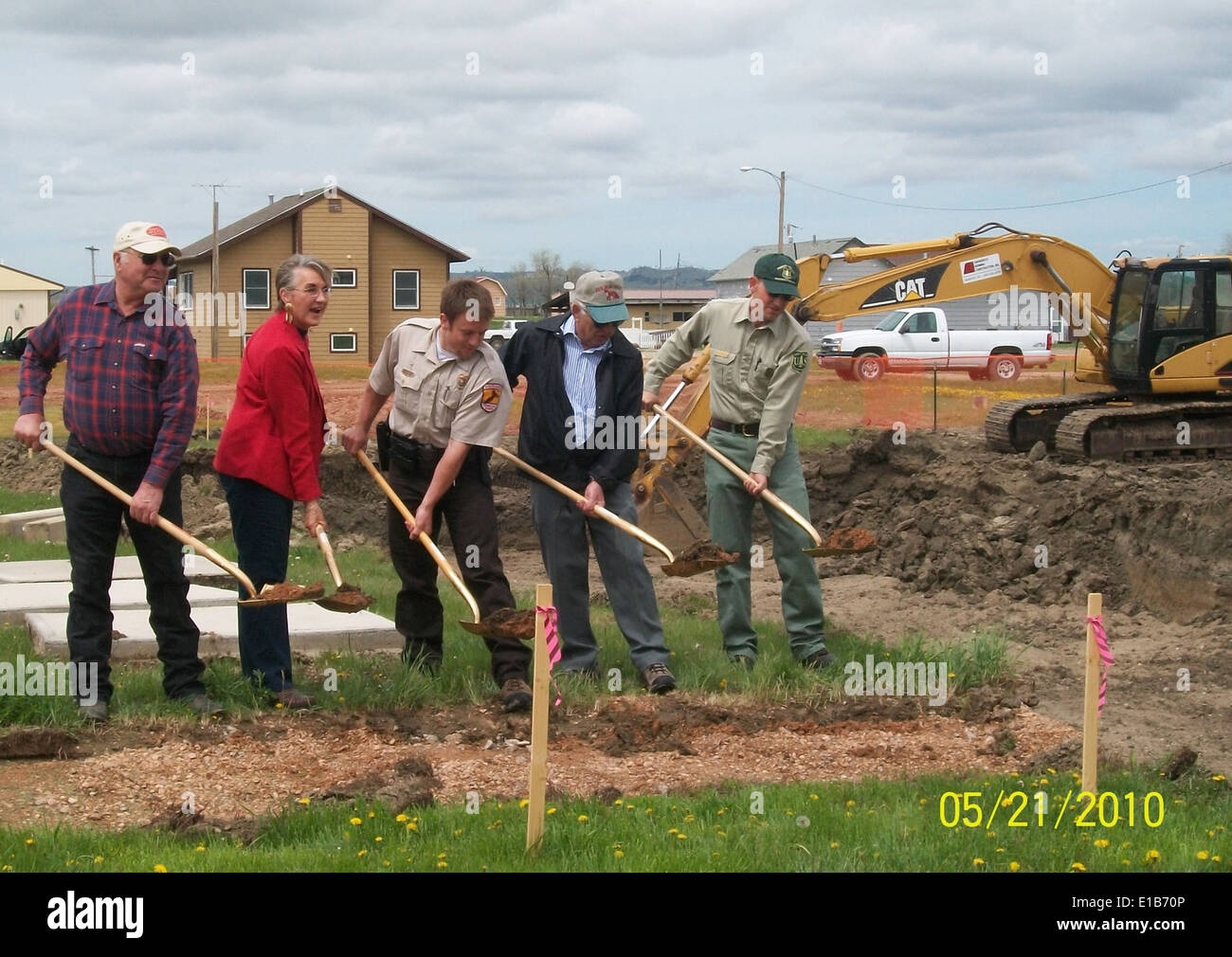 Volunteers and staff prepare for a recovery effort at Camp Crook in ...