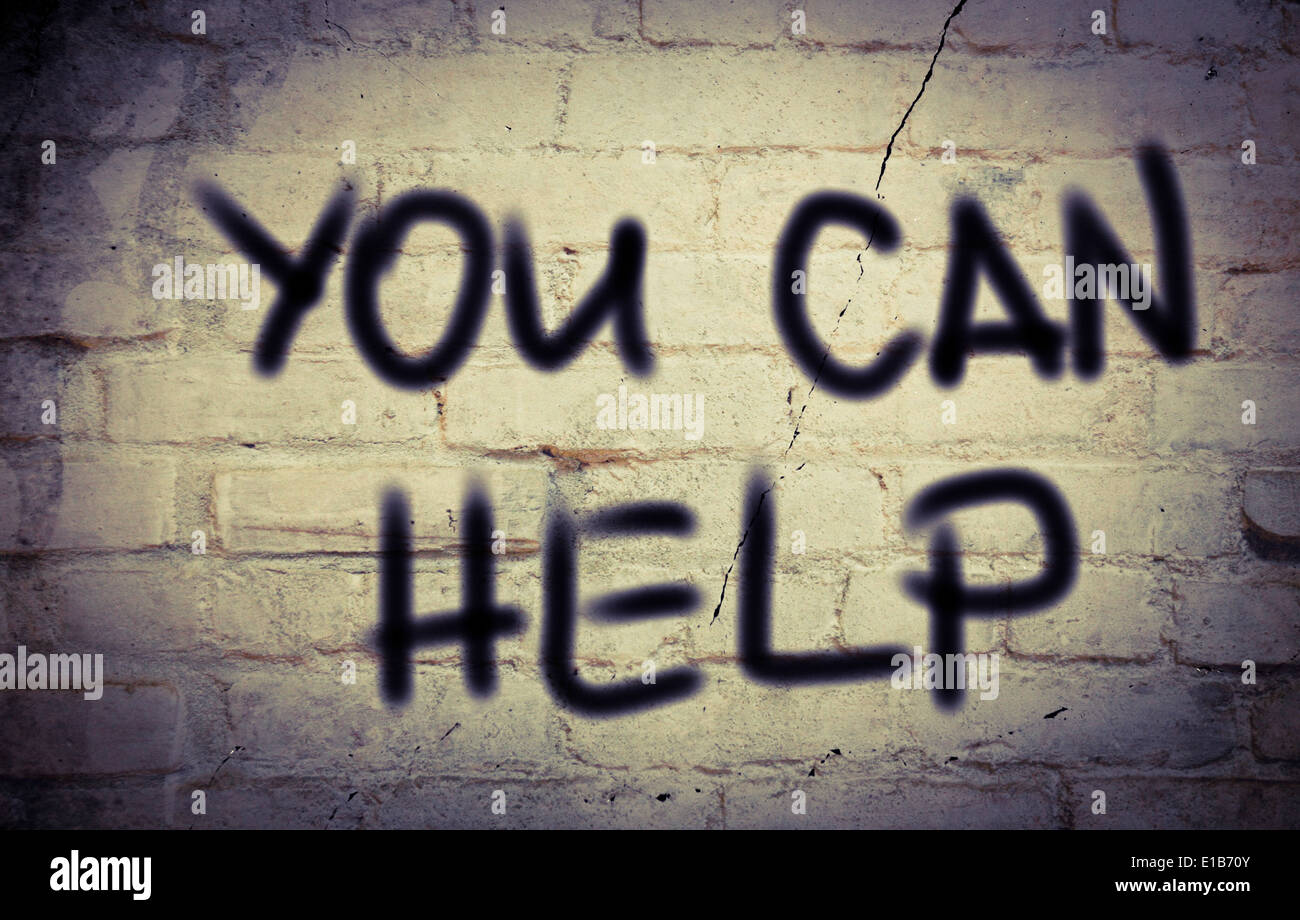 You Can Help Concept Stock Photo - Alamy