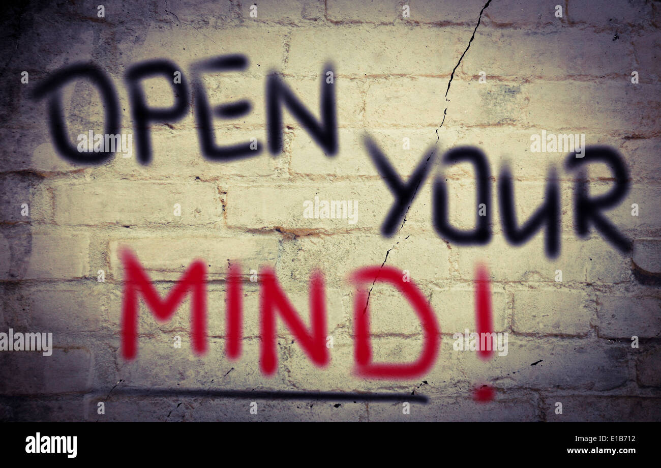 Open Your Mind Concept Stock Photo - Alamy