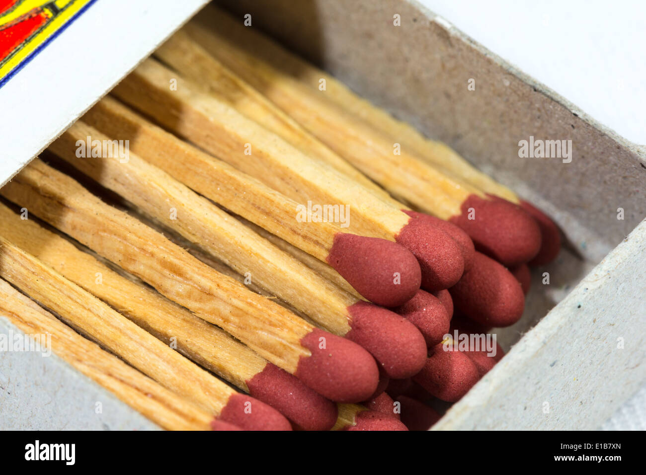match box isolated on white Stock Photo - Alamy