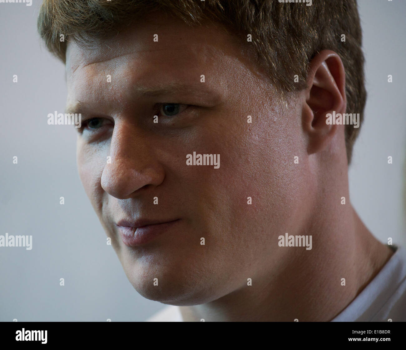 Moscow, Russia. 29th May, 2014. Russian boxer Alexander Povetkin at the ...