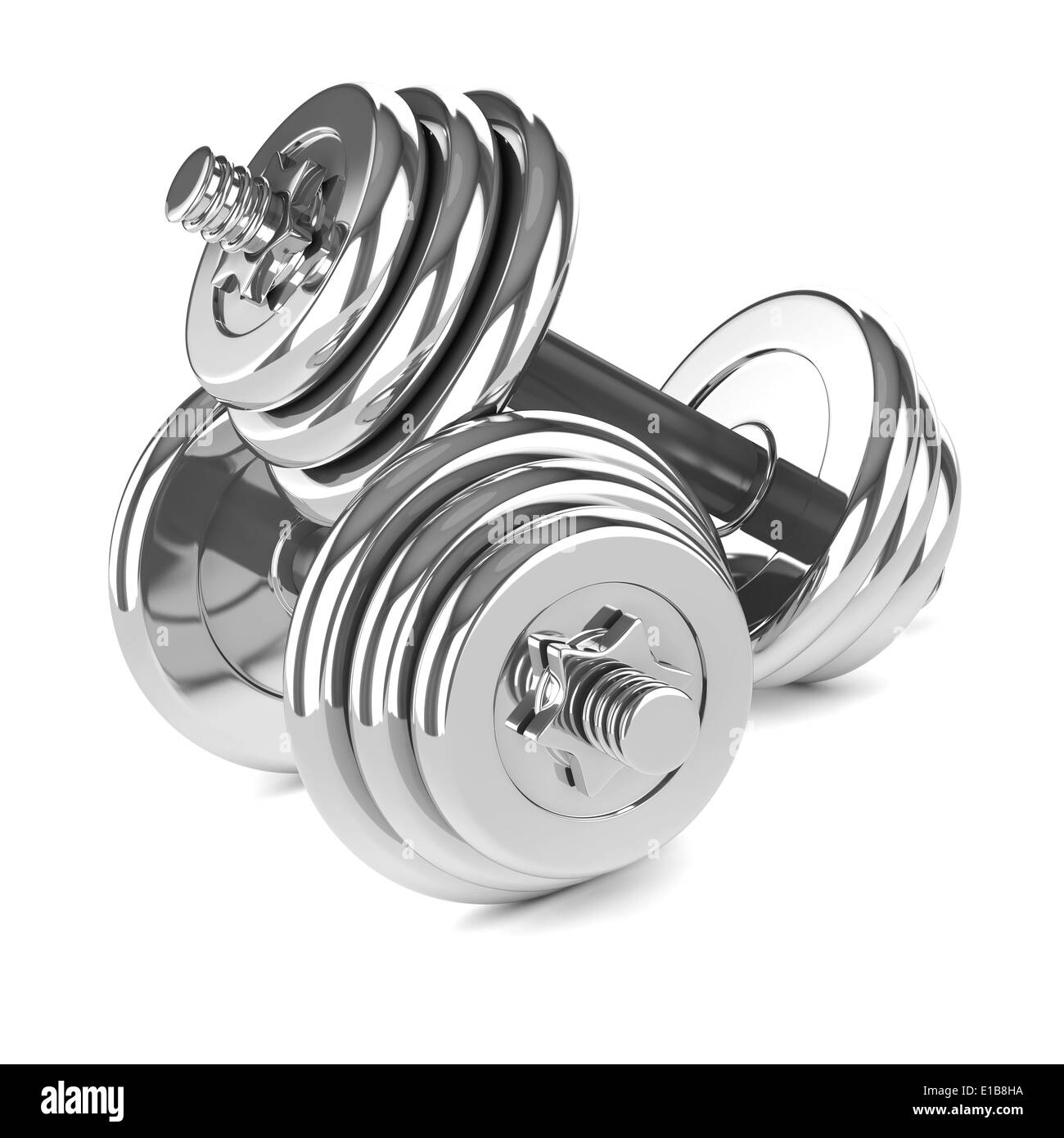 3d Exercise weights Stock Photo - Alamy