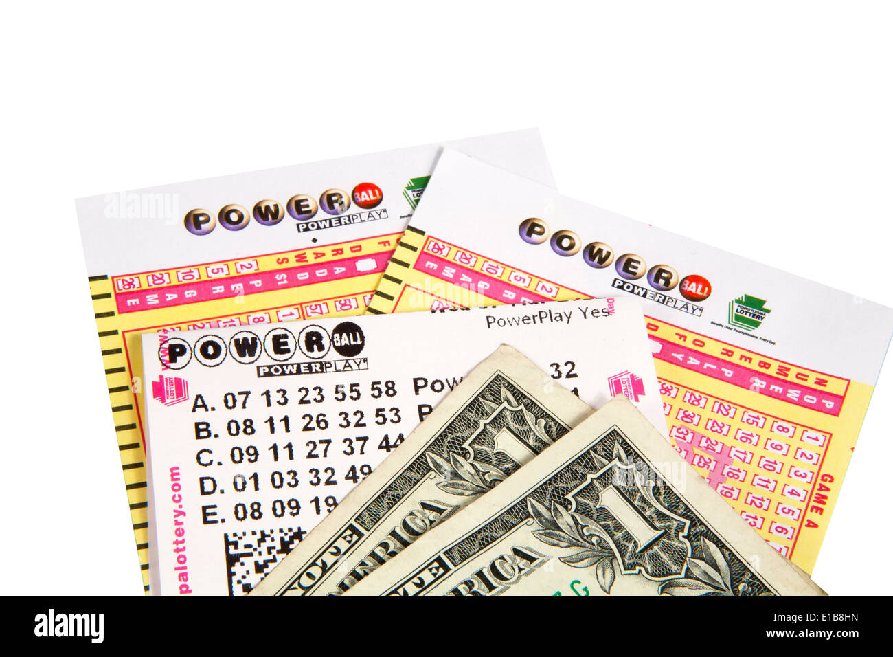 Powerball ticket hi-res stock photography and images - Alamy