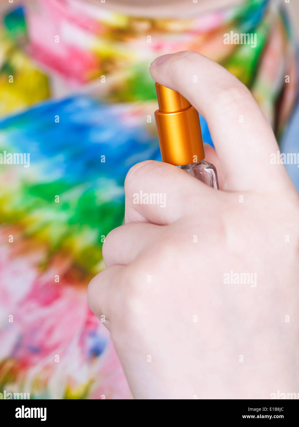Hand spray perfume hi-res stock photography and images - Alamy