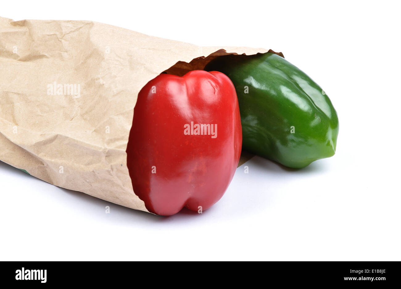 Pepper in paper bag Stock Photo - Alamy