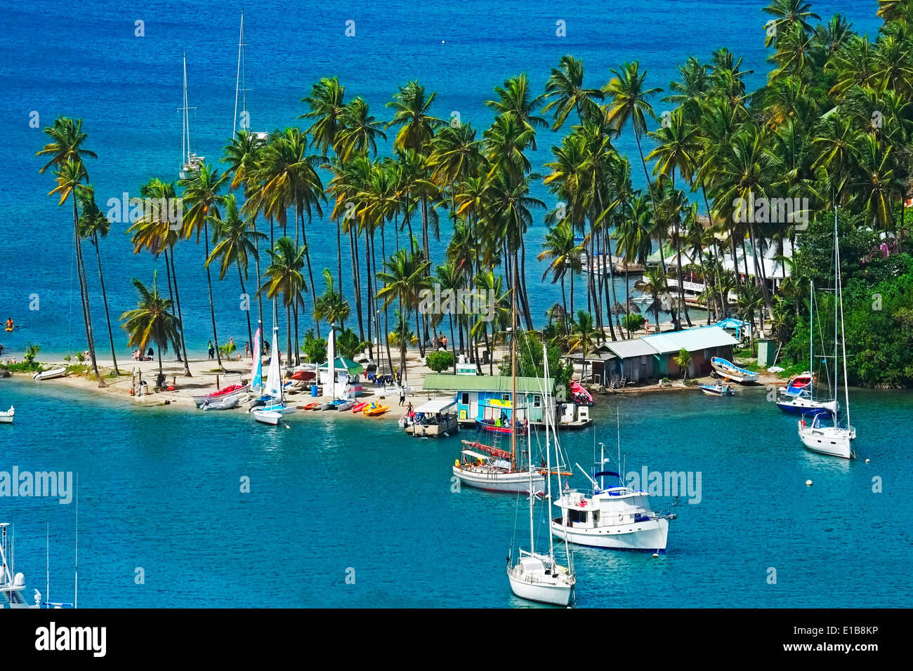 Marigot Bay St. Lucia Caribbean Island Cruise Windward Islands Lesser ...