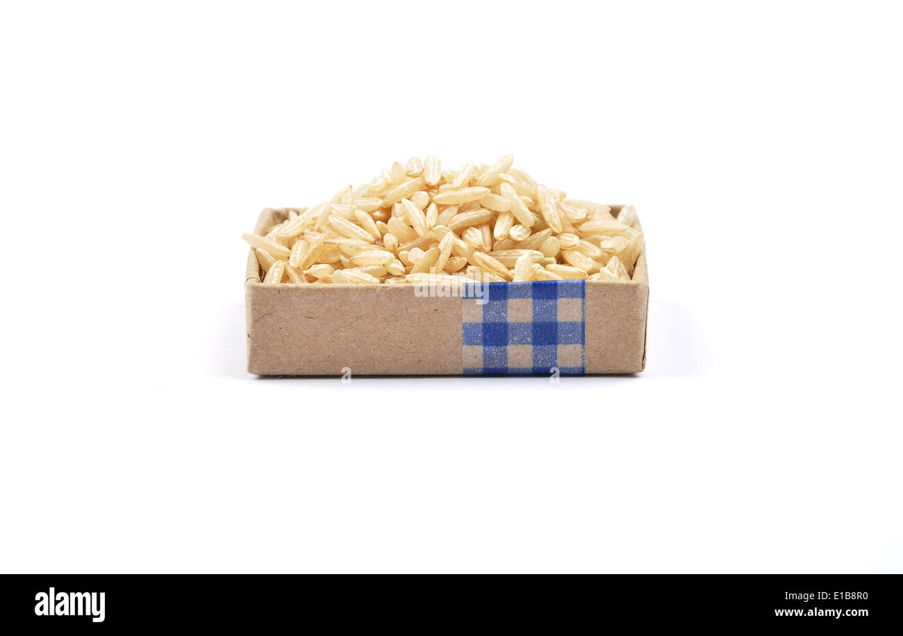 Whole meal rice Stock Photo - Alamy