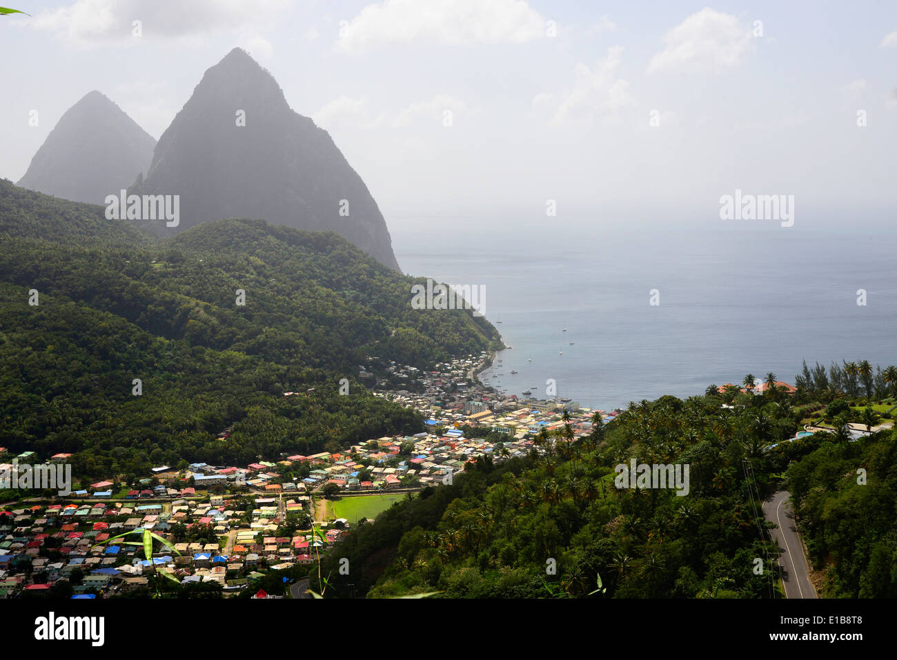 Piton Mountains St. Lucia Caribbean Island Cruise Windward Islands ...