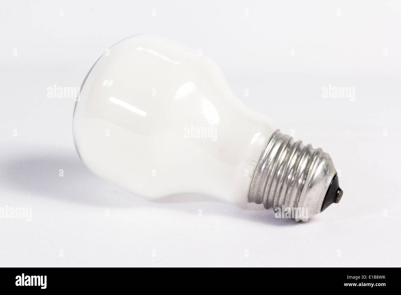 light bulb isolated on white Stock Photo - Alamy