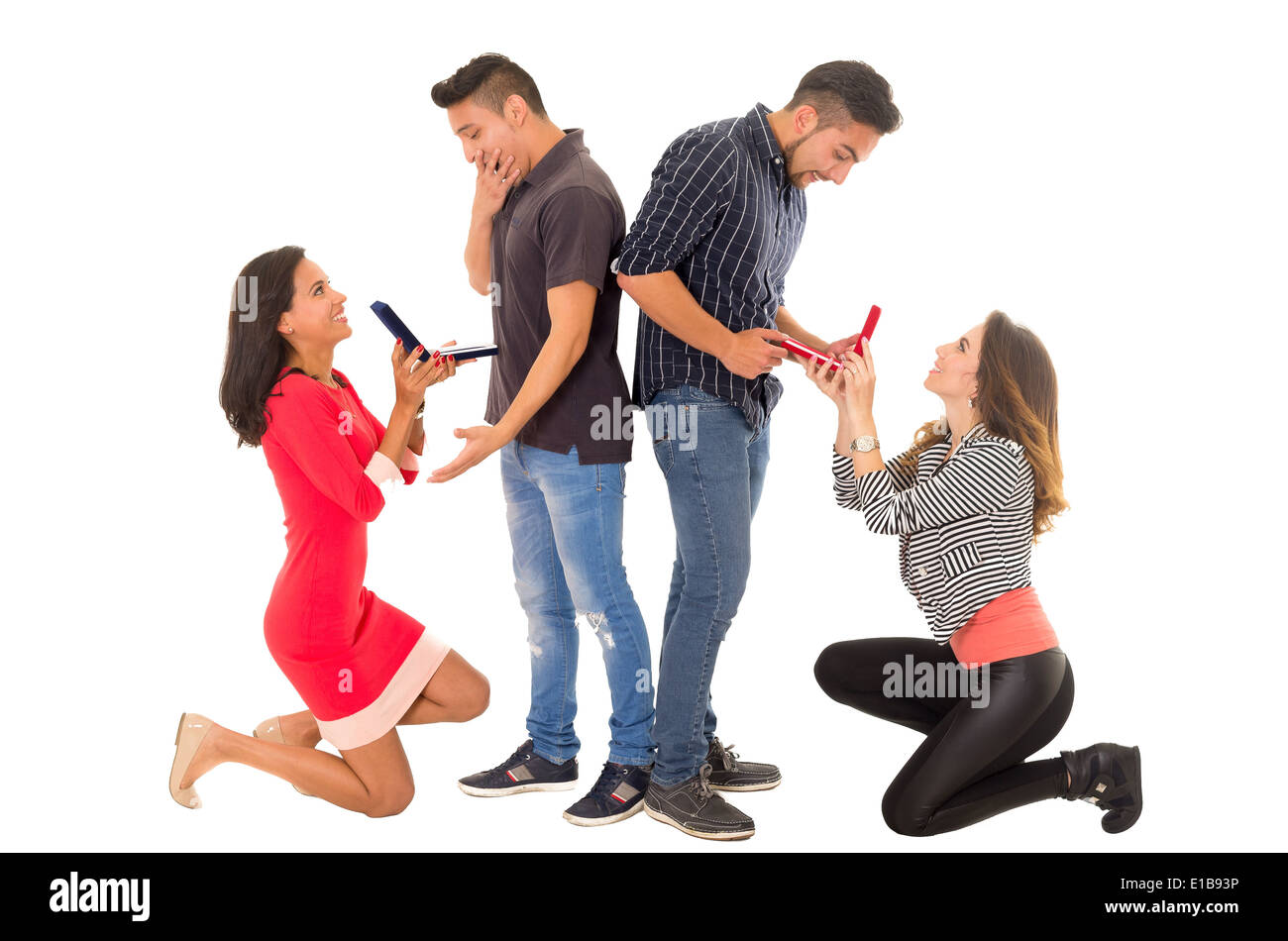 Group multi ethnic women Cut Out Stock Images & Pictures - Alamy