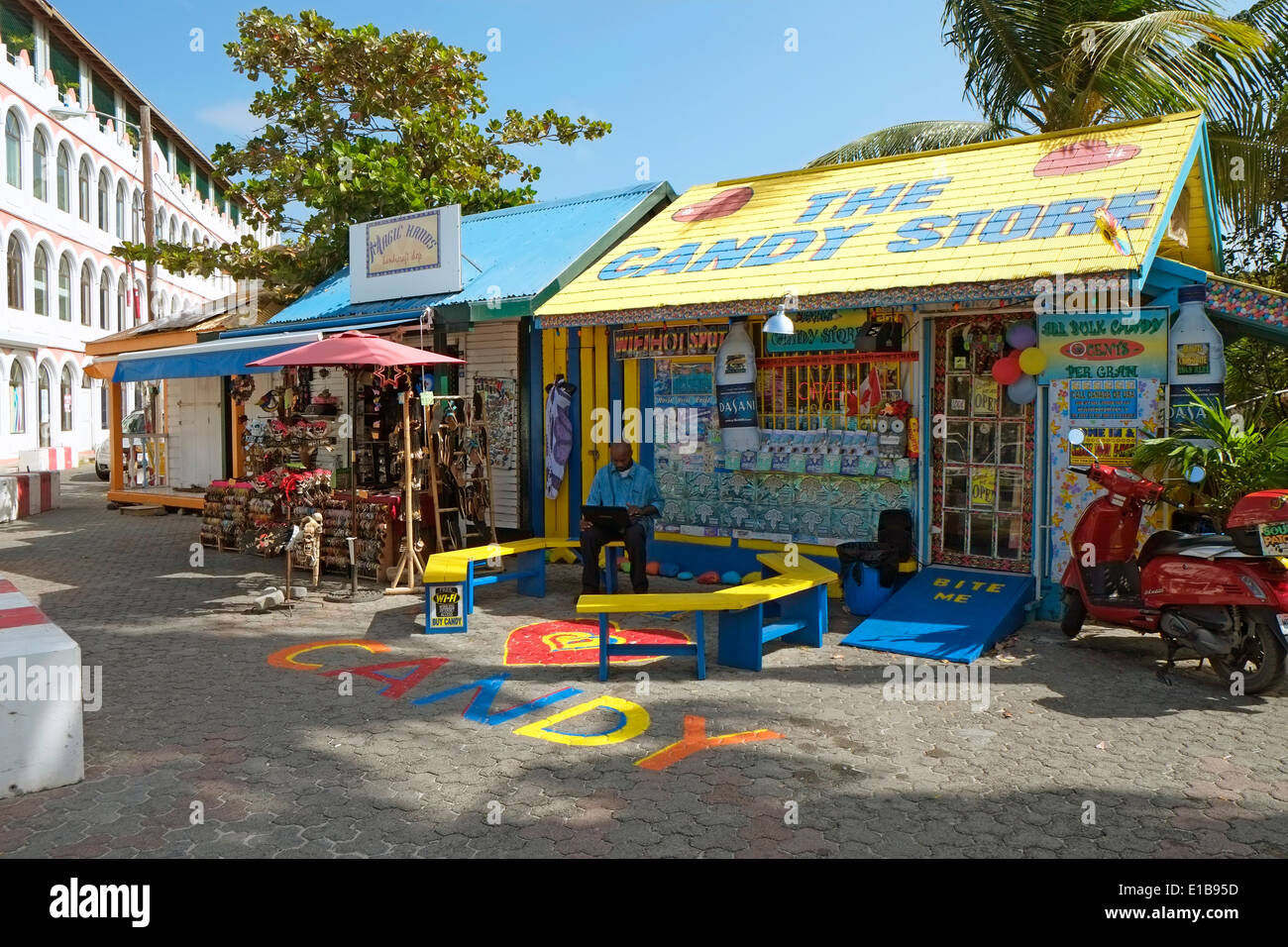 Downtown St Maarten Martin Caribbean Island Cruise Ship Norwegian Sun ...