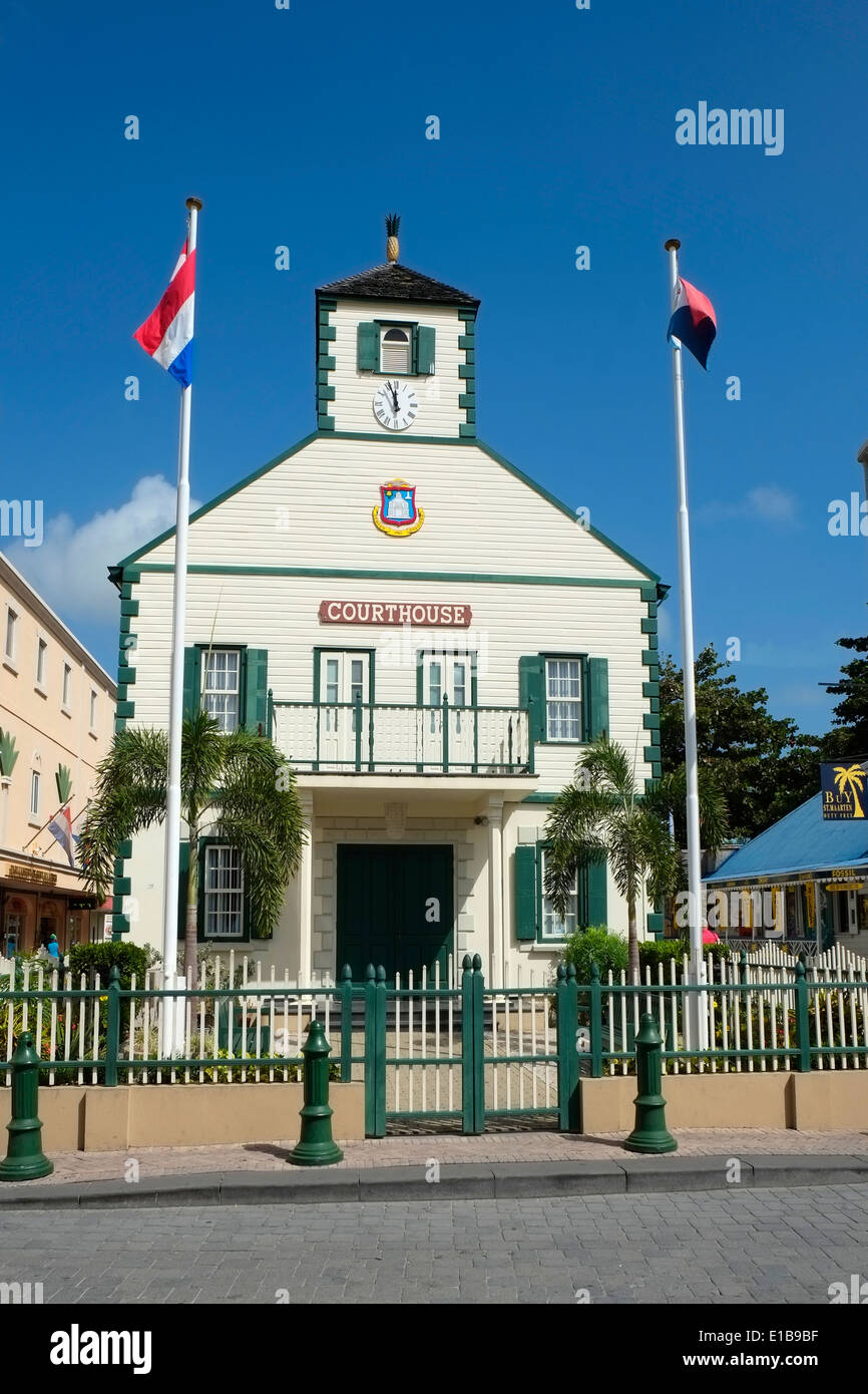 downtown Courthouse St Maarten Martin Caribbean Island Cruise Ship ...